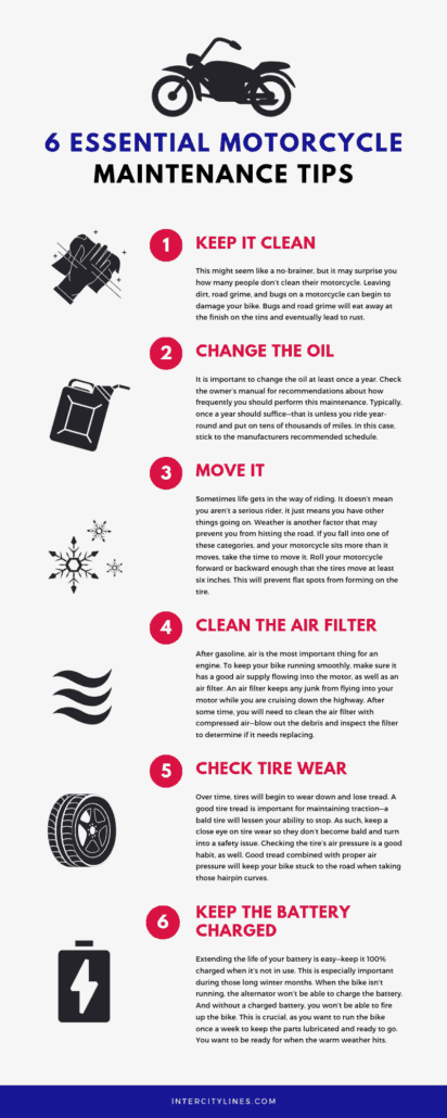 6 Essential Motorcycle Maintenance Tips
